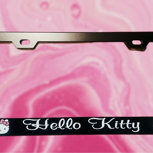 Other | Hello Kitty Sanrio License Plate Cover | Poshmark